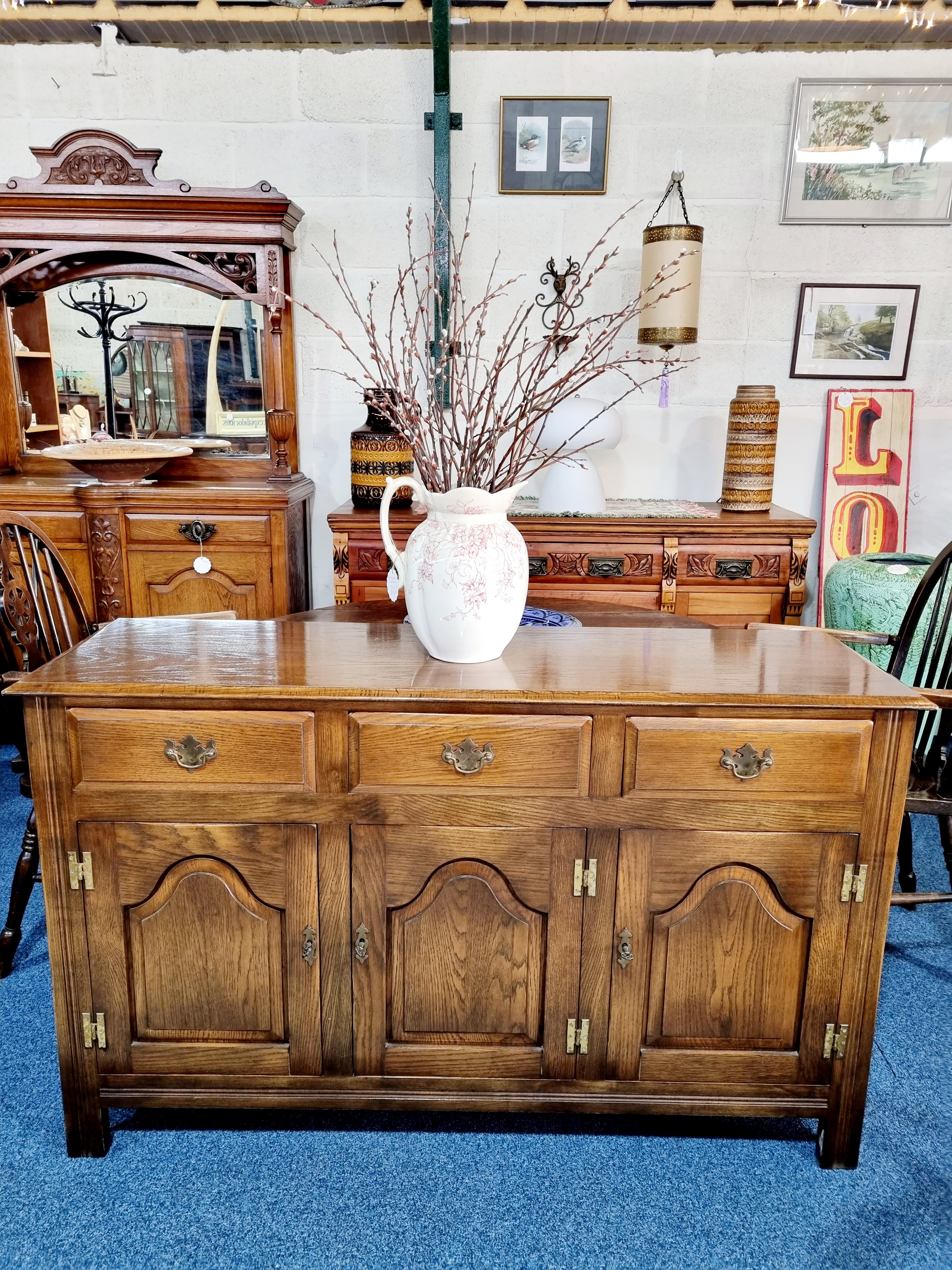Bevan Funnell Oak Sideboard | Charlotte Rose Interiors