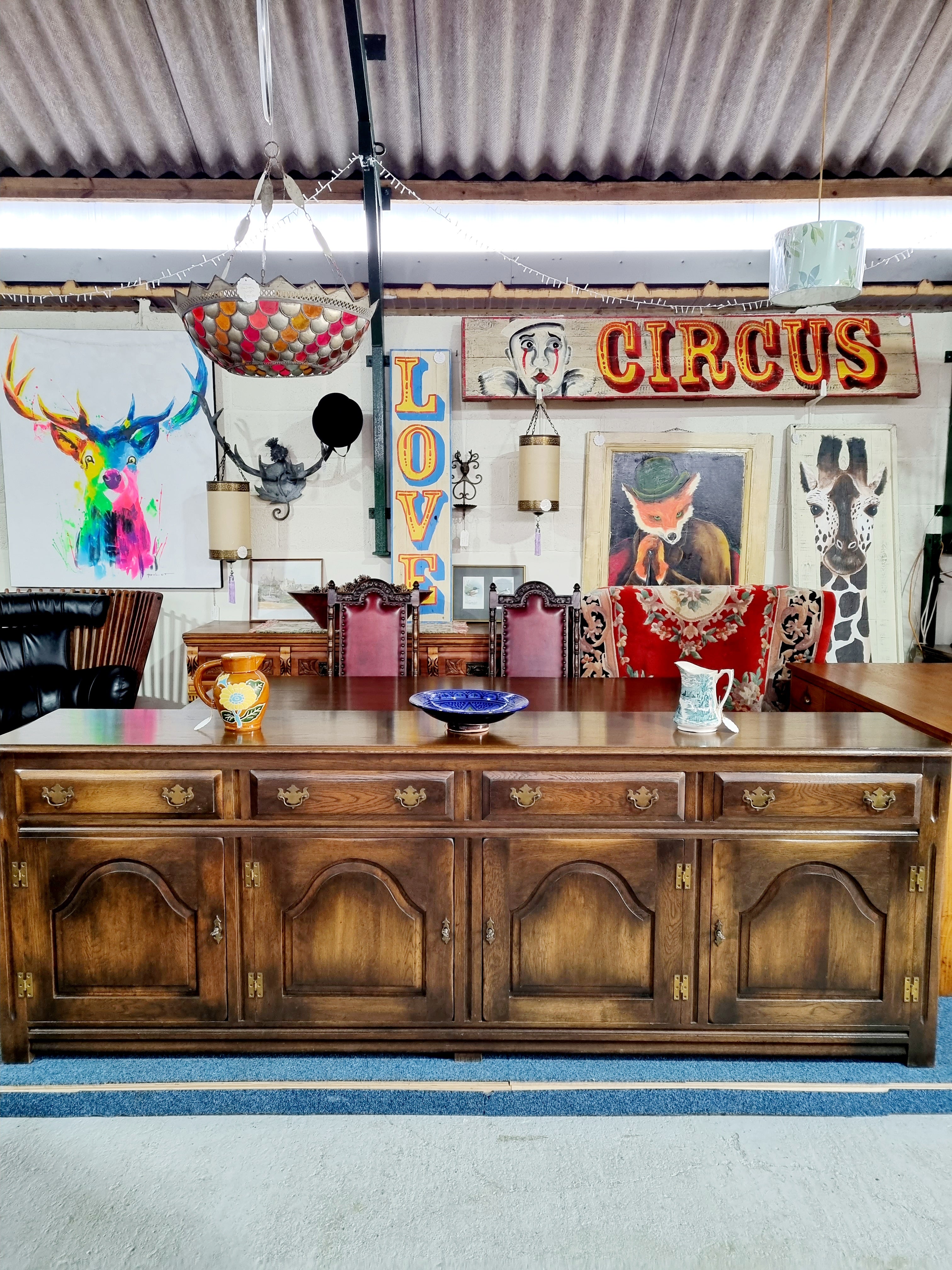 Bevan Funnell HUGE Oak Sideboard Handmade In England | Charlotte Rose ...